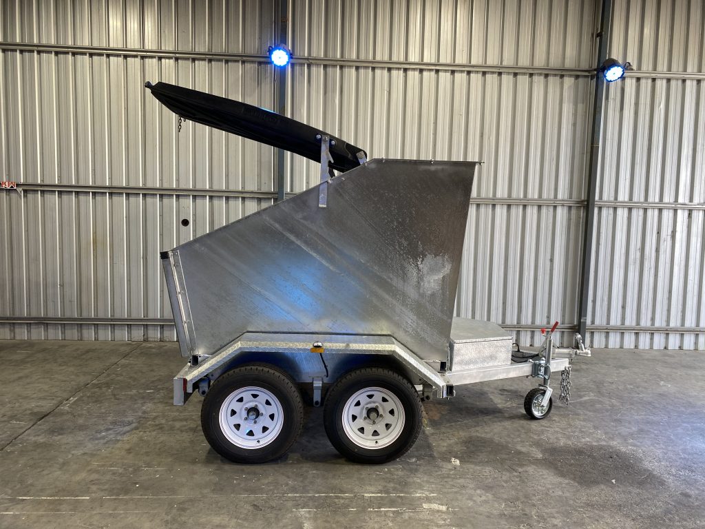 Skip Bin Tipper Trailer - Digger King Digger King